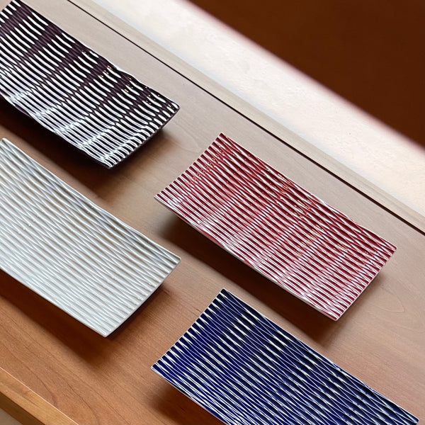 Kiriko Plate, White | Five Elements Home