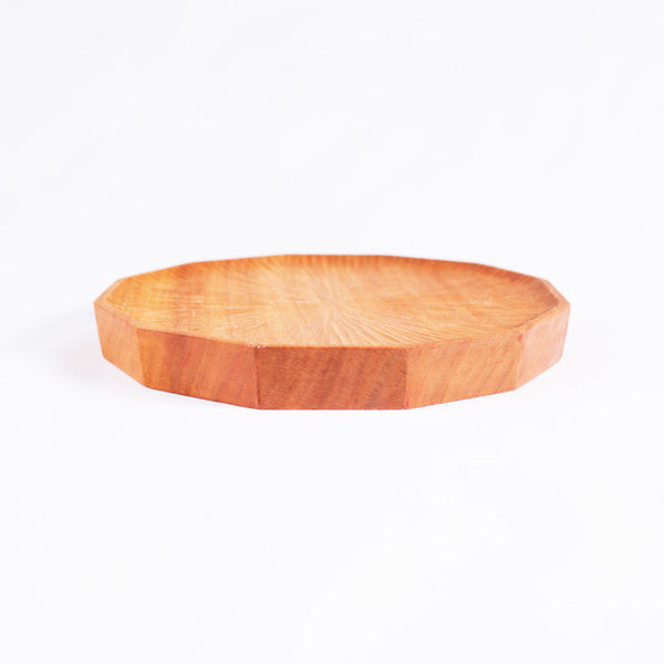 Medium Polygon Cherry Plate | Five Elements Home