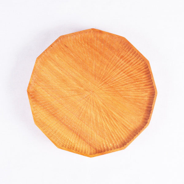 Medium Polygon Cherry Plate | Five Elements Home