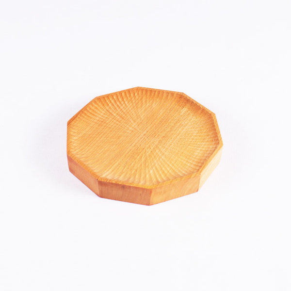 Small Polygon Cherry Plate | Five Elements Home